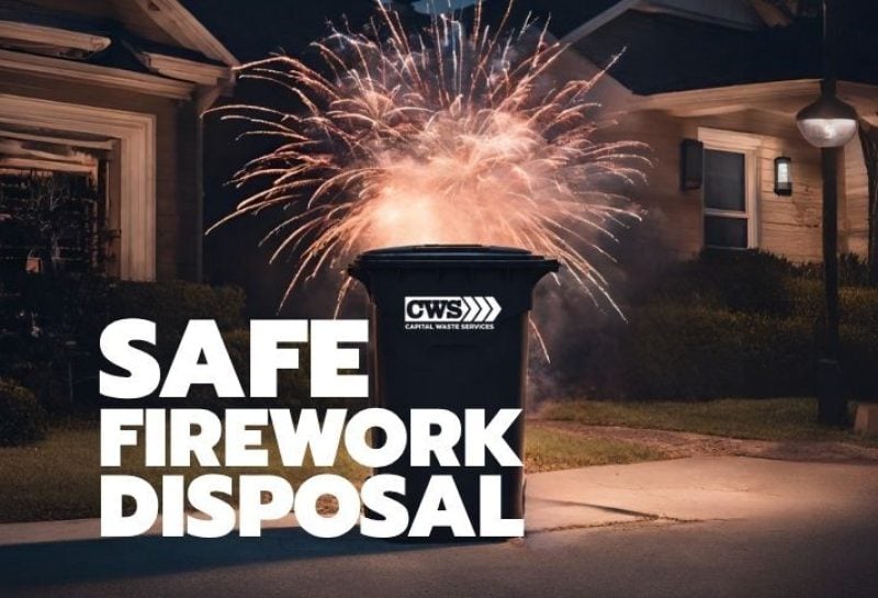 Proper Firework Waste Disposal Tip