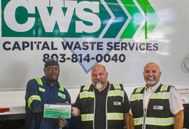 Capital Waste Services' Employees of the Year