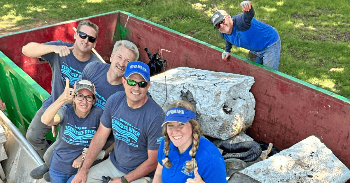 CWS Roll-Off Dumpster in Action